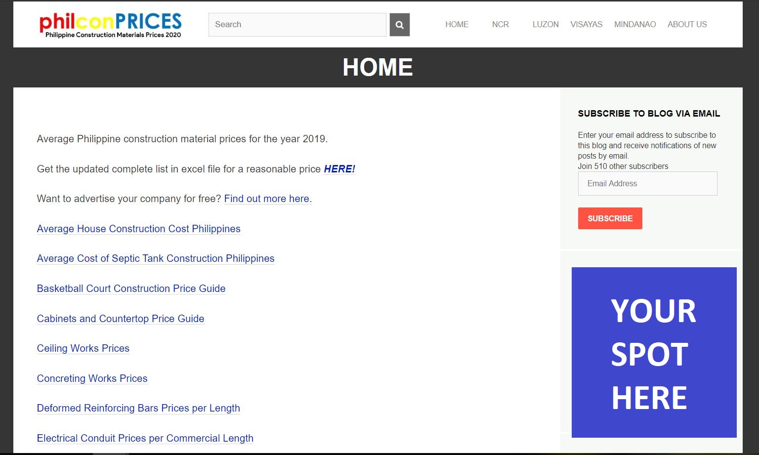 Advertise with us! – PHILCON PRICES