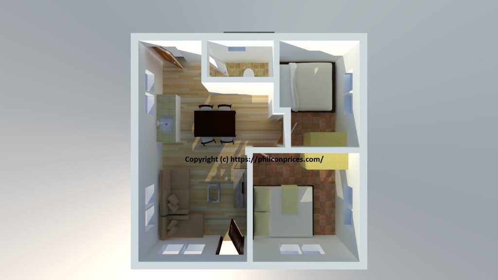 Four Bedroom (48 SQM) Boarding House Construction Prices – PHILCON PRICES